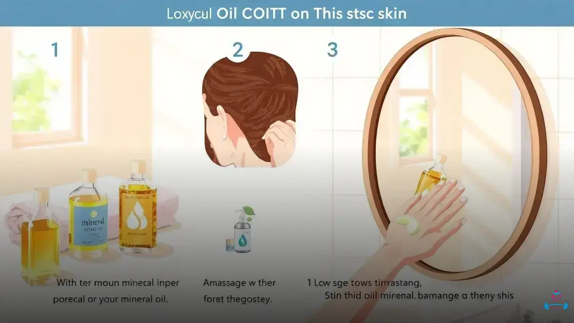 Como usar oleo mineral na pele para uma hidratação eficaz